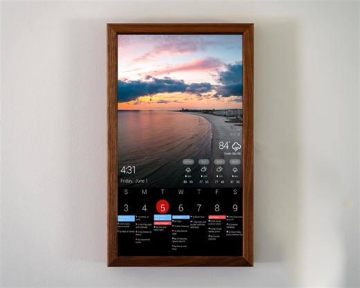 24" Smart Digital Wall Display - HD Screen With Wifi Calendar & Raspberry Pi - Etsy Australia