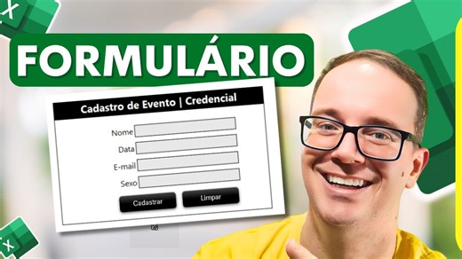 Crie formulários automatizados no Excel de forma fácil