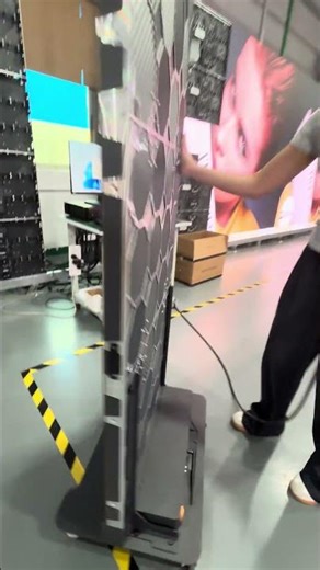 Foldable LED Poster Display | Easy Setup for Shop & Exhibition #leddisplay #customizedretaildisplays