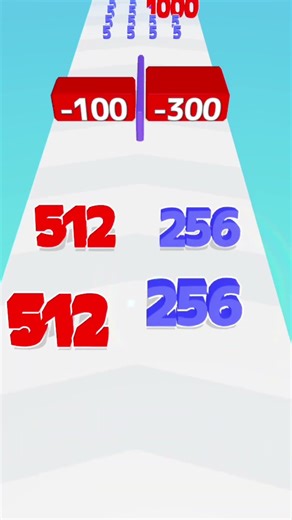 Run And Merge Numbers - Number Master #shorts