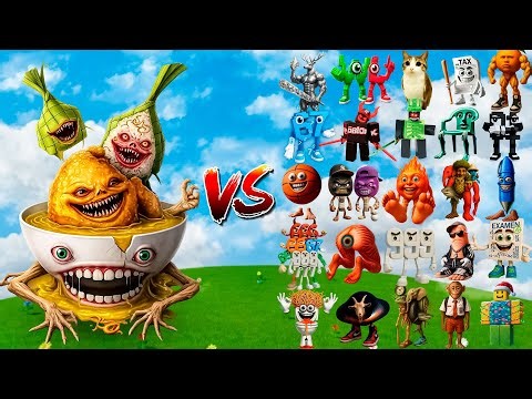 OPOR MONSTER PEMAKAN vs All NEW Secret Brainrot Bosses | Minecraft Mob Battle