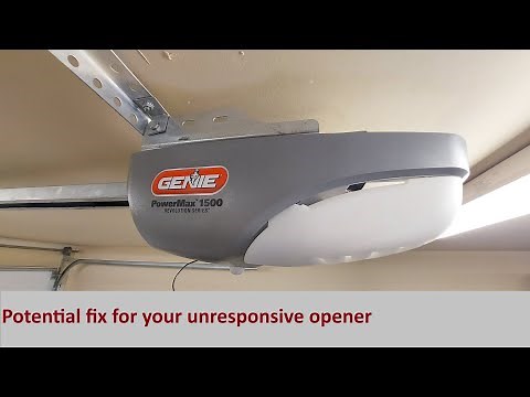 How I fixed my Genie garage door opener