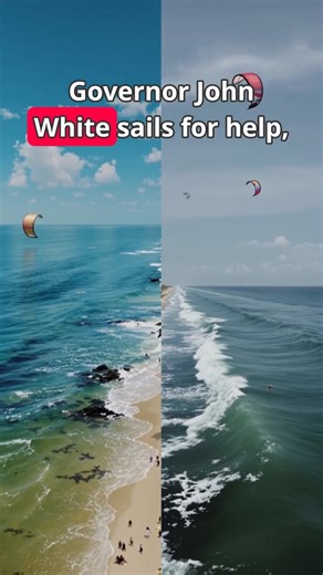 115 settlers. One word: CROATOAN. No bodies. In 1587, England’s first American colony disappeared without a trace. DNA hints they merged with Native tribes. Storm, assimilation, or something darker? Uncover the mystery in 90 seconds. What’s YOUR theory? Comment below! | Rewind Hub
