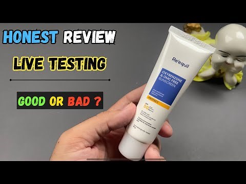 Reequil Sunscreen Review | Reequil oxybenzone and omc free sunscreen review
