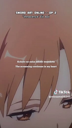 Sword Art Online Opening 2: Innocence by Eir Aoi