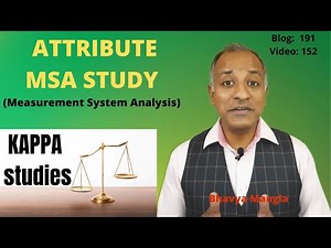 Attribute MSA (Measurement System Analysis) Study | IATF 16949 | Bhavya Mangla | English