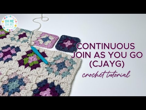 Continuous Join As You Go (CJAYG) Crochet Tutorial