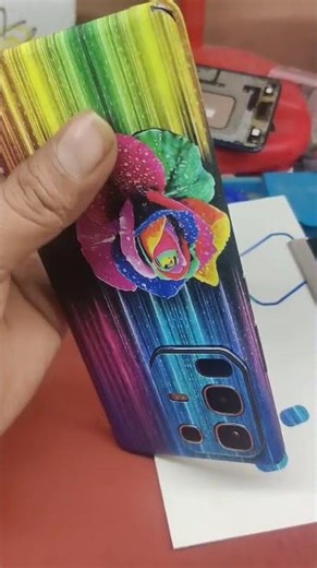 Infinix Hot 50s Phone back sticker install