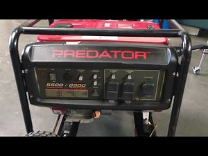Predator 6500 Watt Gas Powered Generator 120V / 240V 6.5kW