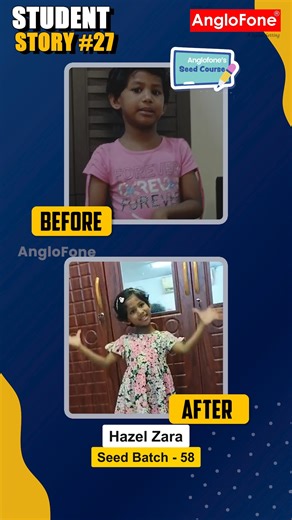 Anglofone Seed on Instagram: "Student Review | English for Kids For Course Enquiry : Kindly send a ‘Hi’ text on WhatsApp at 📞+91 9150219793 our course advisor will guide 👍🏼 #onlineenglish #spokenenglish #learnenglish #learnenglishonline #learnenglisgthroughwhatsapp learnenglishwithus grammar english grammar_tips englishlearningtips englishphrases CommonDoubts studentsuccess studentreview students (online english classes for kids, online spoken English Classes for kids, spoken English course f