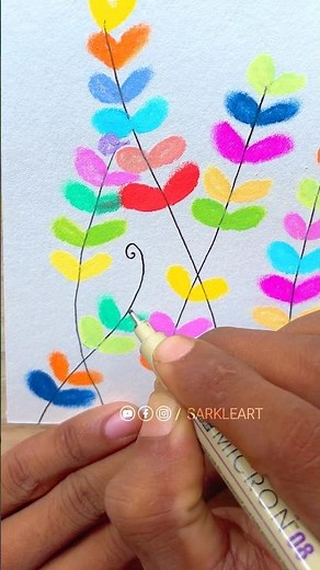 How to draw with pastel colors easily #art #color #flower