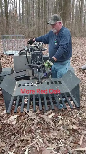 Just another Splitting Vid. #fyp #618 #firewood #woodsplitting | wood