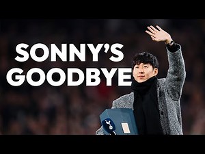 Sonny gives emotional farewell to Spurs fans at Tottenham Hotspur Stadium 🤍