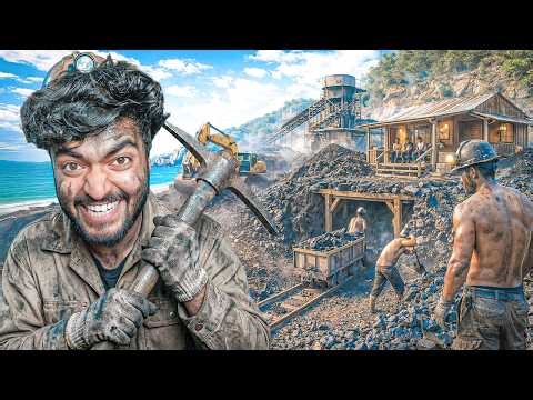 I BUILT A SECRET MEGA UNDERGROUND COAL MINE! | HOUSE BUILDER SIMULATOR #6