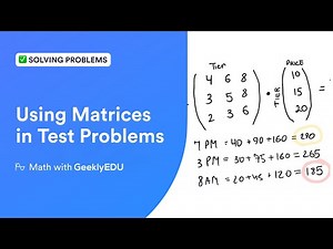 #GeeklyHub Matrix Algebra Application: How to Solve Economics Problems With Matrices