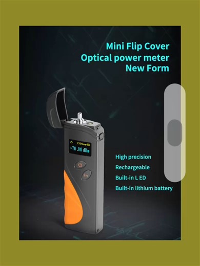 G2 Mini Handheld Optical Power Meter is built for quick, reliable fiber testing during installation and maintenance work. Why Technicians Choose G2 Mini: • Compact, lightweight design for one-hand operation • High measurement accuracy for SM/MM fibers • Wide wavelength support for daily field testing • Clear display for fast readings on-site • Ideal for FTTH, data centers, and OSP troubleshooting A practical testing tool for installers, contractors, and telecom engineers who need speed without s