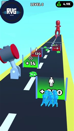 IO Run Game Level 😅 3 New Play Win 😭#gaming #shorts #funny