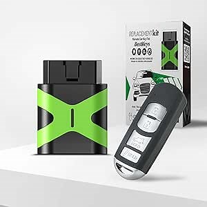 BestKeys Smart Keyless Entry Car Key Fob,Self-Setup Key Setup Kit fit for Mazda Fit for 2017-2019 CX-5 2016-2019 CX-9 WAZSKE13D01 (4-BTN with Self-Activated Guide KIT for SUV)