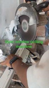 UPVC window cutting machine..#mechine#cuttingskills #youtubeshorts ..😉😉