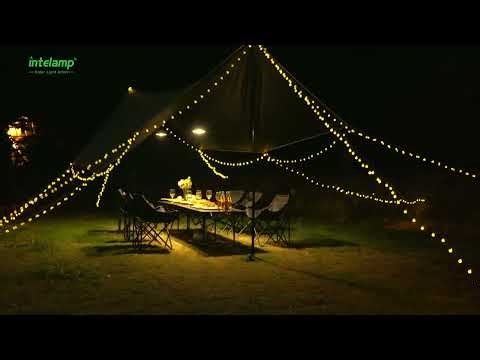 intelamp solar pendant light for outdoor #intelamp #solarlight