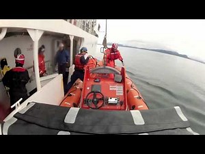 NOAA Ship Rainier- Fast Rescue Boat Launch and Recovery.mp4