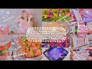 Diary V-Log: Chill Days In My Life (cooking, cleaning, shopping, gameplay, manga etc in USA)🛍🧋🕹🥘