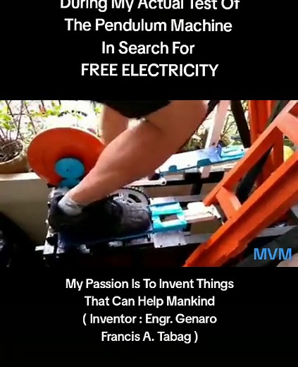 Pendulum Machine Test for Free Electricity