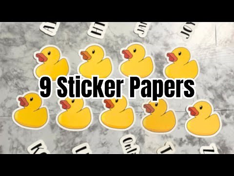 Sticker Paper REVIEW (Joyeza, OnlineLabels, Zicoto, and more!) - i tried 9 different sticker papers