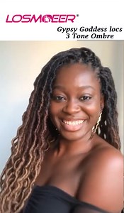 Watch Losmoeer gypsy locs crochet hair on Amazon Live