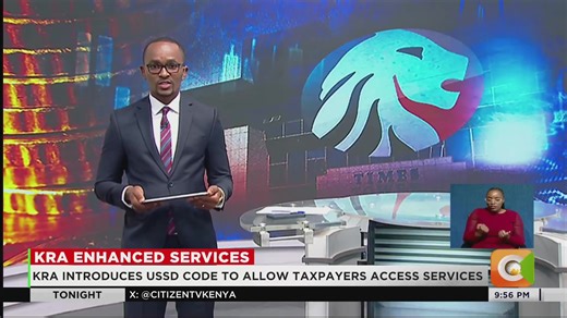 KRA enhanced services KRA introduces USSD code to allow taxpayers access services USSD code to serve mainly micro and small and taxpayers KRA operates 136 service points across the country #CitizenTonight | Citizen TV Kenya