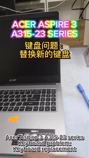 [Jessie] Acer Aspire 3 A315-23 series Keyboard replacement✅ Tera...