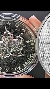 5 oz 2024 Ultra High Relief Maple Leaf Silver Coin | Royal Canadian Mint