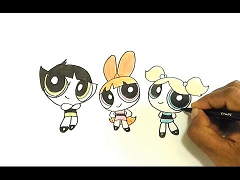 How to Draw The Powerpuff Girls