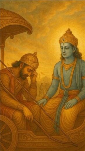 Board Exam Stress? Listen to Krishna’s Advice (Day 1) 🌸 #boardexaminations #ytshorts #viralshorts