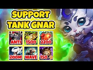 THIS SUPPORT TANK GNAR BUILD IS SO MUCH FUN!!! Season 15 Gnar Gameplay (League of Legends)