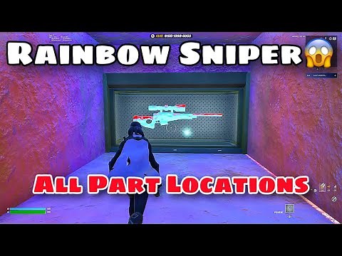 Fortnite 1v1 With All Guns HOW TO UNLOCK RAINBOW SNIPER😱!!