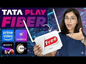 Tata Play Fiber Installation, Plans, Internet Speed Test - Better than JioFiber? or Airtel Fiber?
