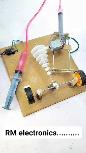 Amezing DIY DC Motor Matchbox Hacks Using Matchsticks #shorts #dcmotor #matchbox | RM Electronics