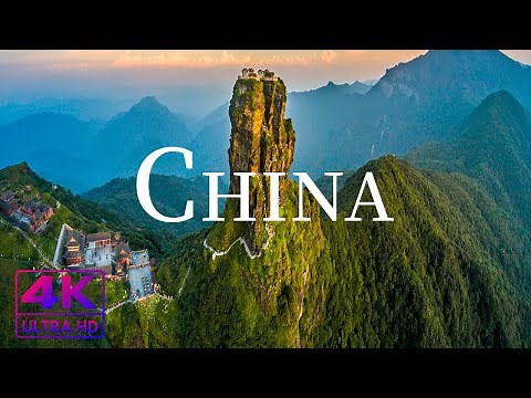 FLYING OVER CHINA ( 4K UHD ) • Stunning Footage, Scenic Relaxation Film with Calming Music