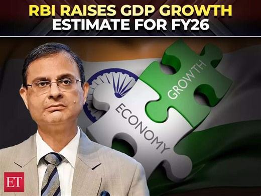 RBI raises GDP growth estimate for FY26, upgrades early FY27 outlook