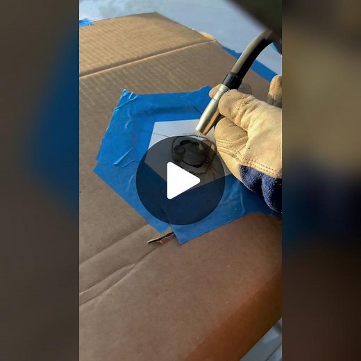 When a buddy shows up with a rust hole in his hood, there’s only one thing to do. Hold my coke, and watch this. Make no mistake, this was not intended to look perfect. The whole hood will be block-sanded, skim coated, and repainted by our buddy @rob.bell20 very soon. This was just taking care of the hole and rust. . . . . . #shoplife #trucks #trucklife #chevytrucks #mechanic #mechaniclife #diy #howto #tools #toolsofthetrade