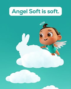 What shapes do you see in the clouds? When Angel Soft® Angels look up, they see shapes that represent softness and strength, just like our toilet paper. | Angel Soft