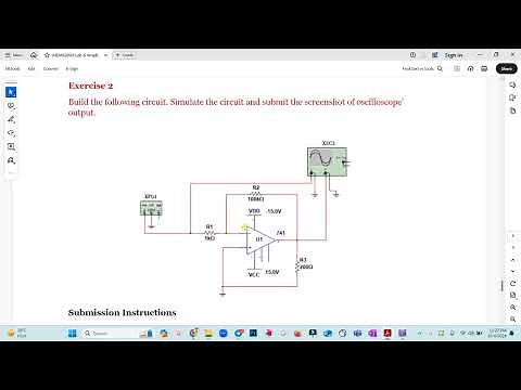 Op-Amp Inverting Amplifier Design and Simulation in MultiSim | Step-by-Step Guide