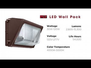 PLT LED Wall Pack | PLT Product Video