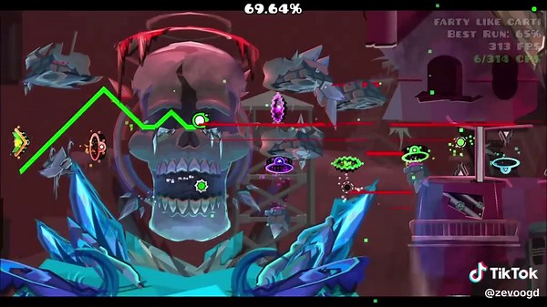 Waterfall 100%. 42k Attempts #geometrydash #fyp #viralvideos #gd #viral