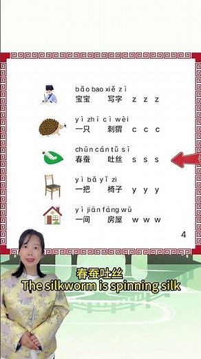 Chinese Pinyin Lesson 4 | Learn z, c, s, i | #learnchinese #freemandarinchinese