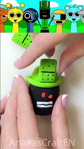 I made CLAY Sprunki 1x1x1x1 from clay! DIY with funny story