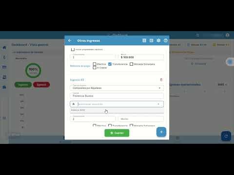 OpStack Tutorials - Cómo cargar comisiones y otros ingresos