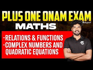 Plus One Maths Complex Numbers and Quadratic Equations, Relations and Functions | Eduport Plus one