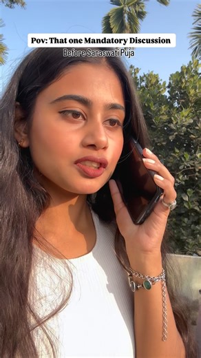 Trisha Roy on Instagram: "Important Talks Bro🗣️ #trisharooy #instagram #viral #facebook [ TRISHA ROY, VIRAL, RELATABLE CONTENT, IMPORTANT DISCUSSION WITH FRIENDS, RELATABLE FOR GIRLS, YOUNG LADY, REAL PROBLEM, SARASWATI PUJA MANDATORY DISCUSSION ]"